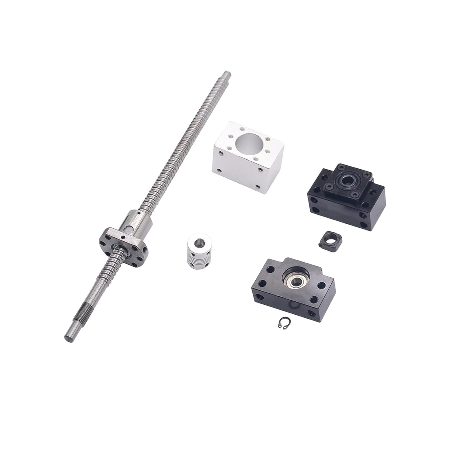 Snapklik.com : 300mm Ball Screw RM1204 SFU1204 (End Processing)