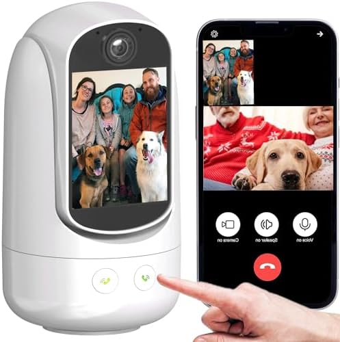 Amazon.com : NBKsmart 2-Way Video/Audio Security Camera Screen WiFi AI ...