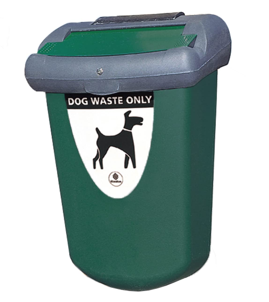 Glasdon Retriever 35 Dog Waste Bin (Green) with Graphics – 35 L Dog Poo ...