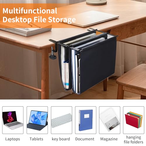 Snapklik.com : Under Table Hanging File Organizer Magazine, A4 Size ...