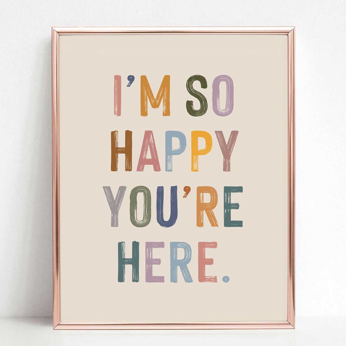 Snapklik.com : Im So Happy Youre Here, Classroom Print, Classroom ...
