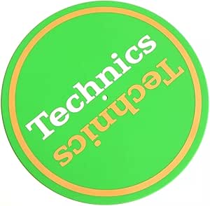 Green Rubber Slip Mat For Technics SL- Model DJ Record Vinyl Player ...