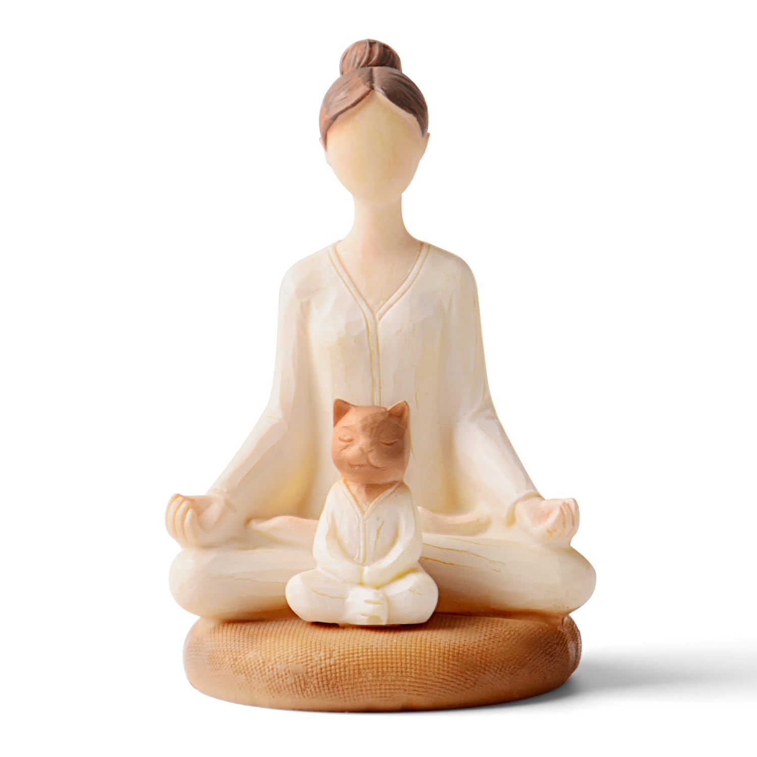 Amazon.com: Yoga Meditation Statue Gifts for Women - Mini Yoga Girl ...