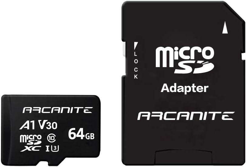 Amazon.com: Amazon Basics Micro SDXC Memory Card with Full Size Adapter ...