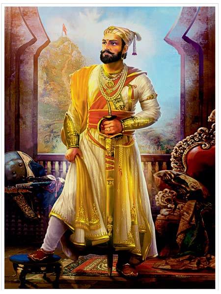 IMPRINT Chatarapati Shivaji Maharaj | Framed Poster for Livingroom ( 12 ...