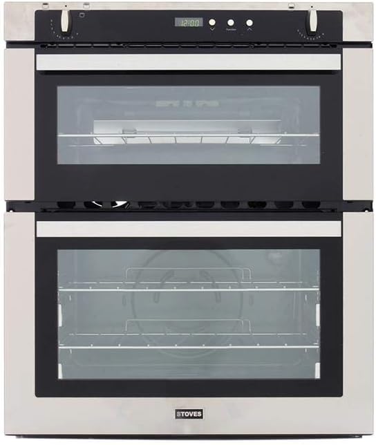 Stoves SGB700PS B/A Rated Built-Under Gas Double Oven - Stainless Steel ...