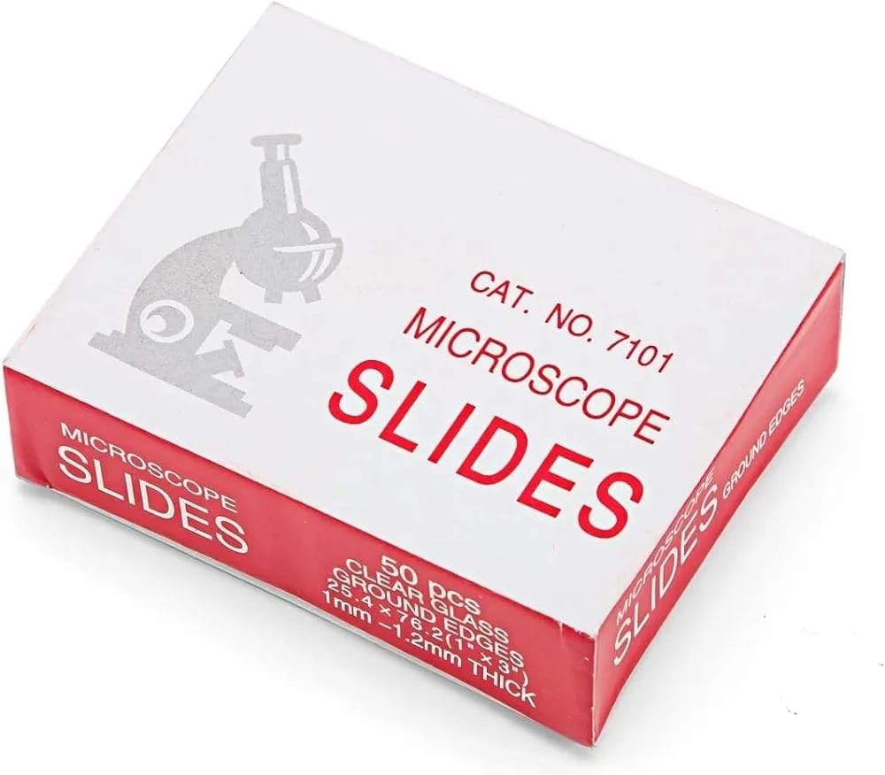 50-Pack of Microscope Glass Slides | Best Quality Slides : Amazon.in ...