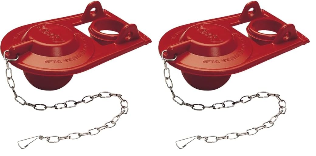 Korky 2000BP Classic Plus Flapper, Red (Pack of 2) - Amazon.com