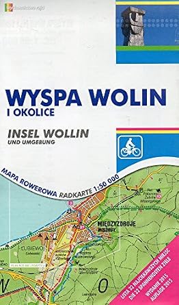 Wyspa Wolin i okolice mapa rowerowa 1:50 000 | Amazon.com.br
