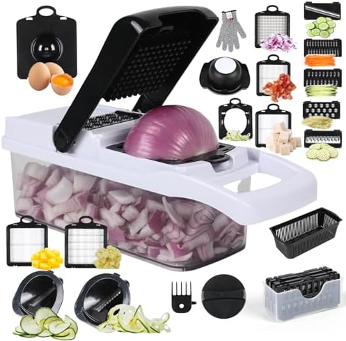 Amazon.com: Genius Nicer Dicer Speed Vegetable Slicer with 3 Inserts ...