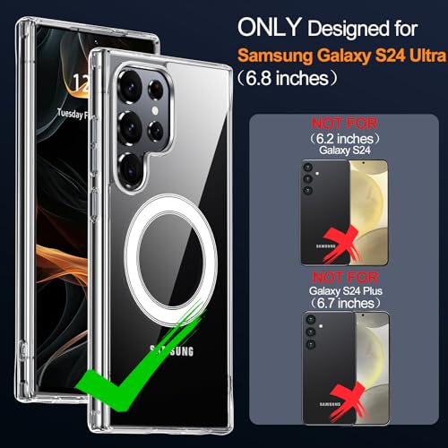 Snapklik.com : AMILIFECASES For Samsung Galaxy S24 Ultra Case Clear