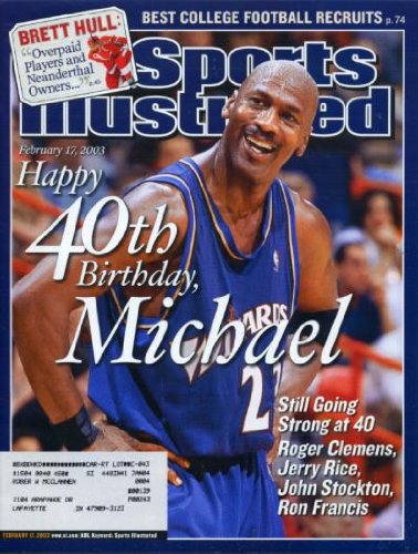 Sports Illustrated February 17, 2003 Michael Jordan, Bobby Hull ...