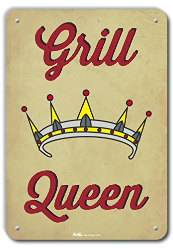 BBQ Signs, Grill Queen, 10"x14", Plastic: Amazon.com: Industrial ...