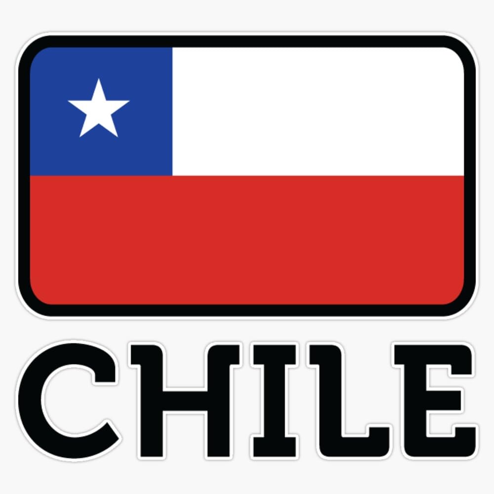 Amazon.com: National Flag of Chile Sticker Bumper Sticker Vinyl Decal 5 ...