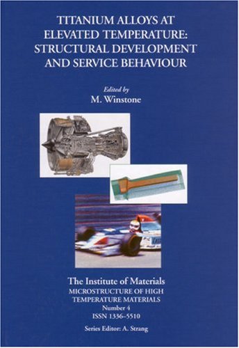 Amazon.com: Titanium Alloys at Elevated Temperature: Structural ...