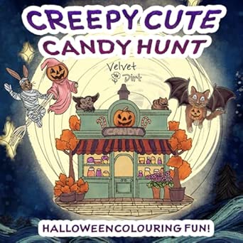 Amazon.com: Creepy Cute Candy Hunt - Halloween Colouring Fun: A Spooky ...