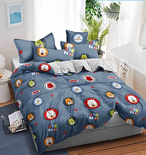 THE HOME STYLE Microfiber Soft Glace Cotton King Size Double Bed AC ...