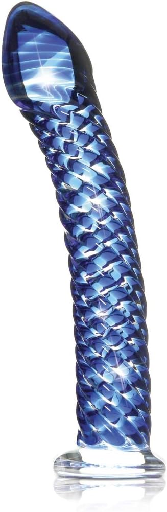 Pipedream Icicles No. 29 Hand Blown Glass Massager, Blue : Amazon.co.uk ...