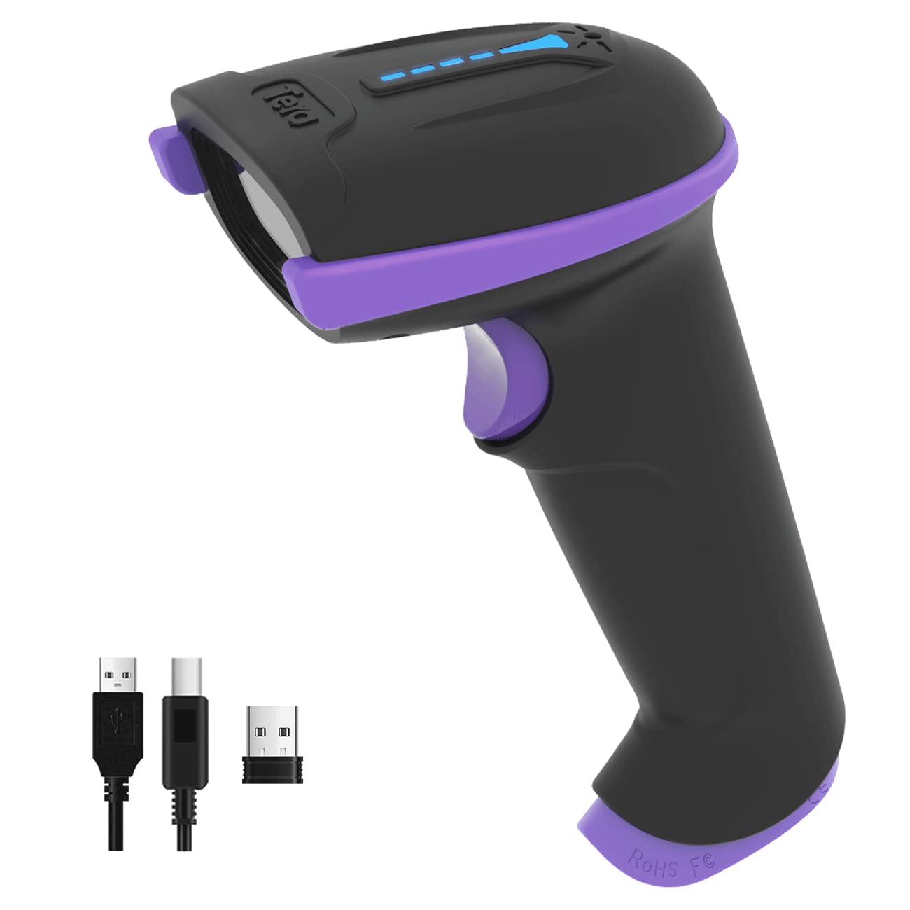 Tera Barcode Scanner Wireless Versatile 2-in-1 (2.4Ghz Wireless+USB 2.0 ...