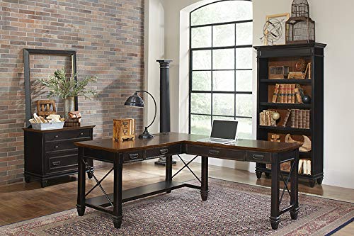 Amazon.com: Martin Furniture IMHF386R-Kit Desk, Brown : Home & Kitchen