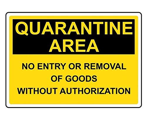 Warning No Entry Without Authorization