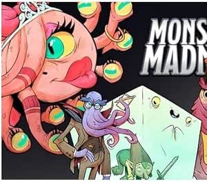 Amazon.com: Board Game with Dungeon Mayhem Monster Madness Card 2-6 ...