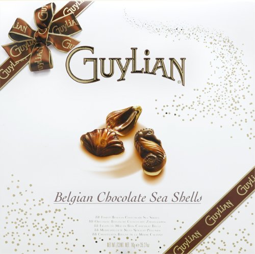 GuyLian Artisan Belgian Chocolate Sea Shells Box - 1kg |88 Sea Shells ...