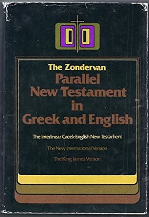 The Zondervan Parallel New Testament in Greek and English | Amazon.com.br