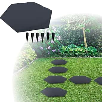 Amazon.com: Garden Stepping Stones, 1 PC Stake Into The Ground with Ground Nails Garden ...