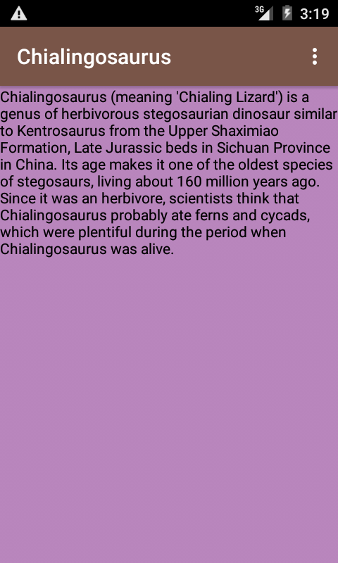 Chialingosaurus - App on Amazon Appstore