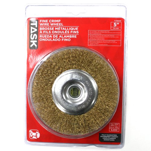Snapklik.com : Task T25645 1/2-Inch To 5/8-Inch Fine Crimp Wire Wheel