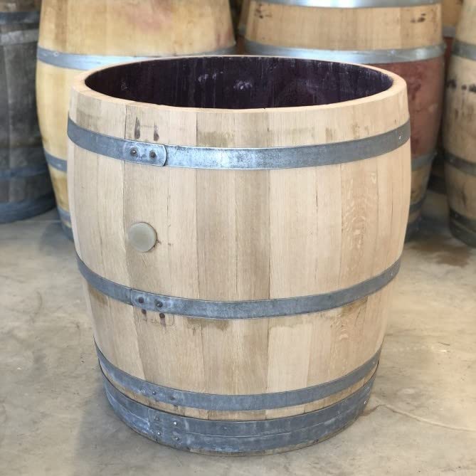 Fass-Schmiede Weinfass Miniteich Gartenteich 300l (3/4, Natur) : Amazon ...