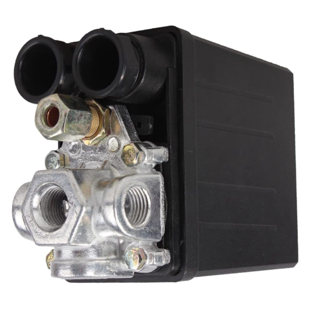 Buy Air Compressor Pressure Control Valve Switch Regulator 90-120 PSI 4 ...