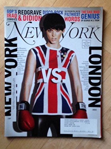 New York magazine, March 26 2007, New York vs. London, George W. S ...