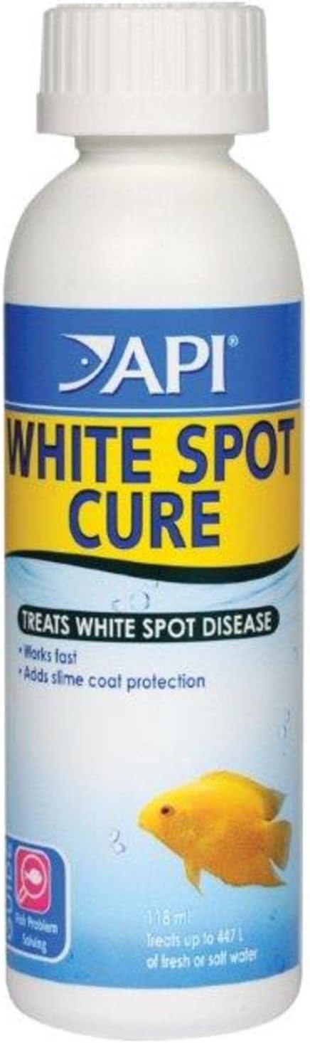 API White Spot Cure Freshwater and Saltwater Fish Medication, 118 ml ...