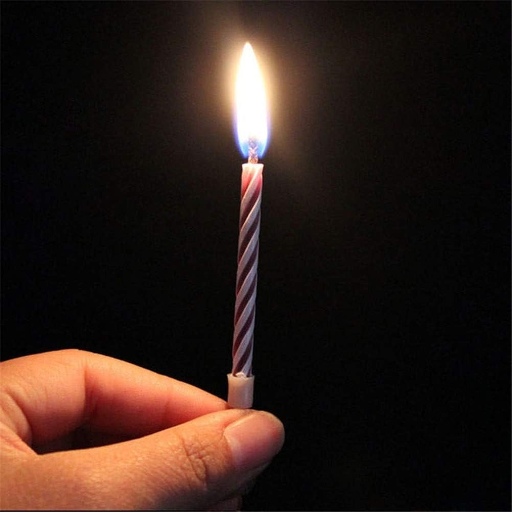 Amazon.com: Candles That Cannot be Blown Out! 20pcs Funny Magic Trick ...