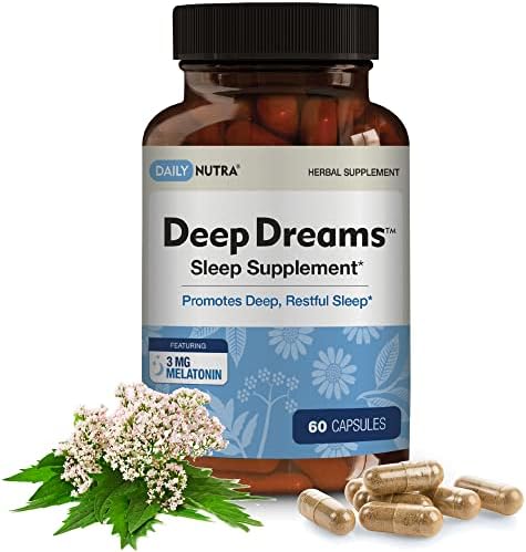 Amazon.com: DailyNutra Deep Dreams ~ Natural Herbal Sleep Supplement ...