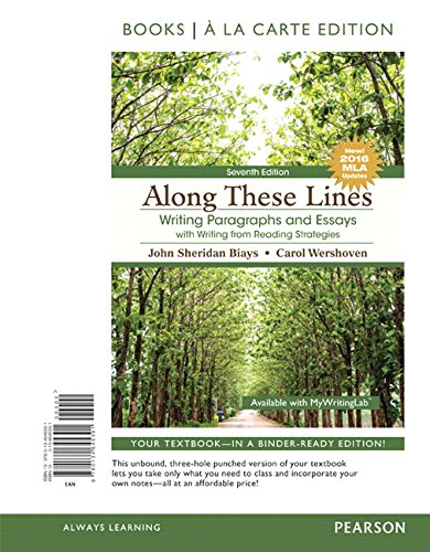 Amazon.com: Along These Lines: Writing Paragraphs and Essays with ...