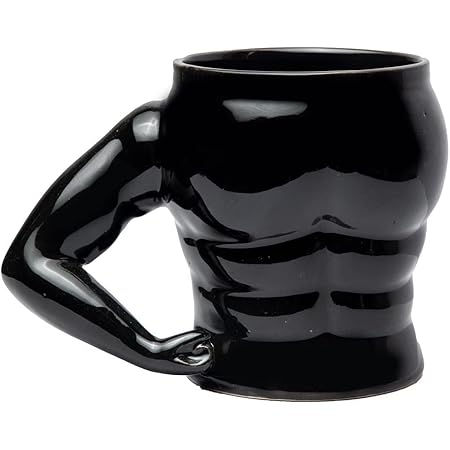 Buy The Earth Store'Black Muscle' Ceramic Mugs to Gift to Best Friend ...