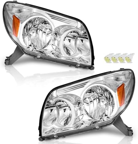 Amazon.com: WEELMOTO for 2003-2005 Toyota 4Runner Headlights ...