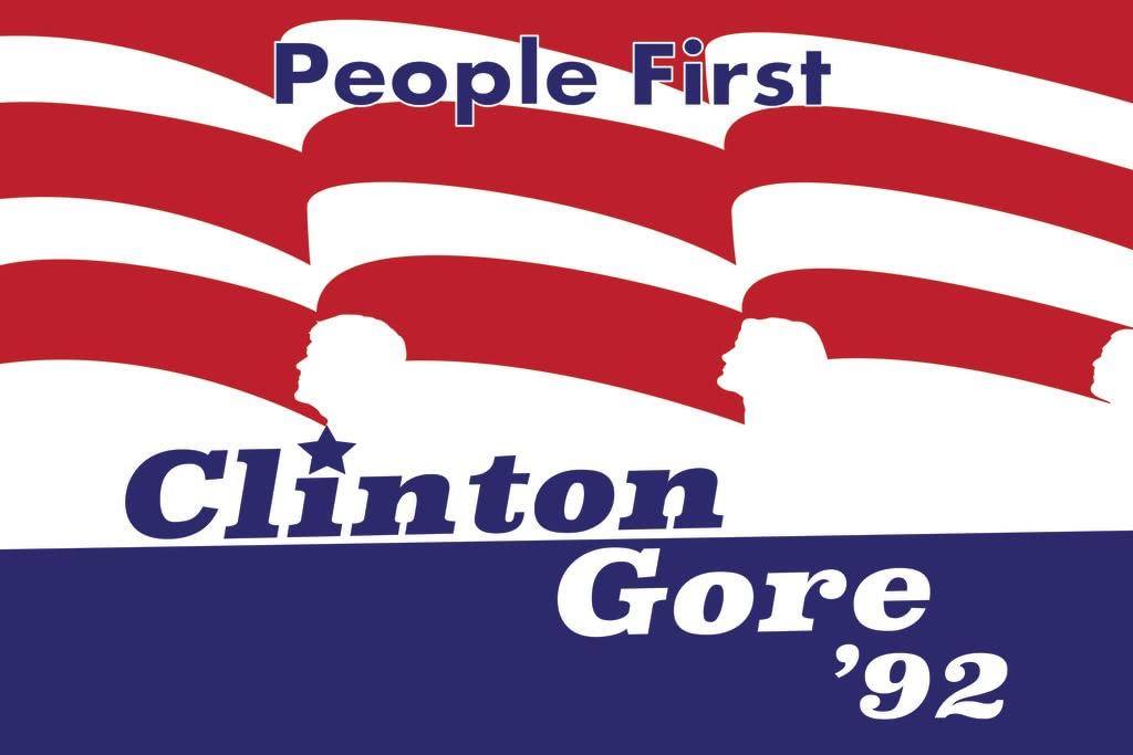 Bill Clinton Campaign Poster