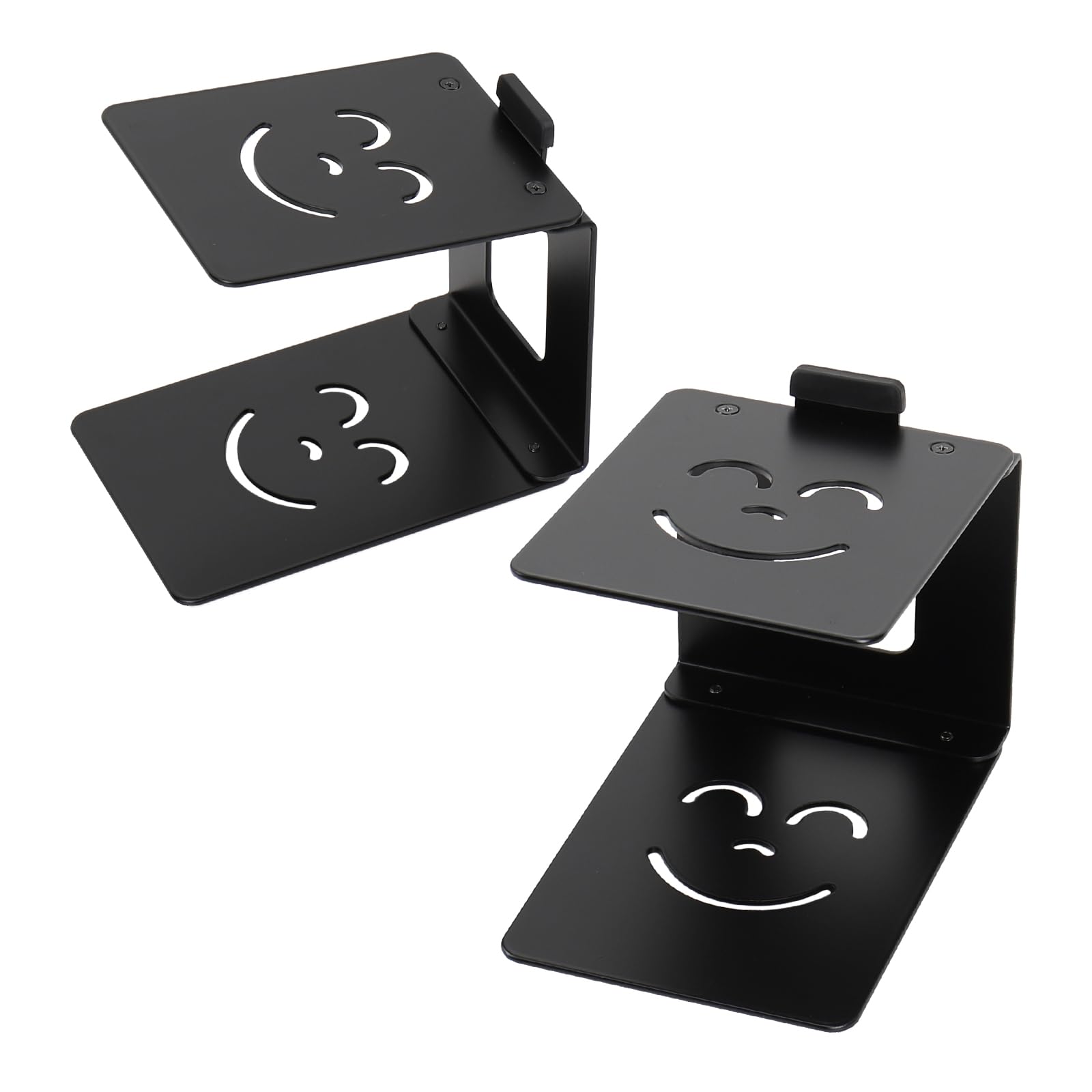 Amazon.com: NiuNyuNeu Desktop Speaker Stands Pair Tilted 5° Speaker ...