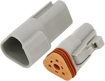 Amazon.com: KLOOKY 10 Sets DJ3031Y-1.6-11/21 DT Connectors 3 Pin DT04 ...