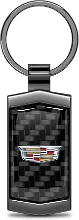 Amazon.com: iPick Image for Cadillac Crest Logo Real 3K Carbon Fiber ...