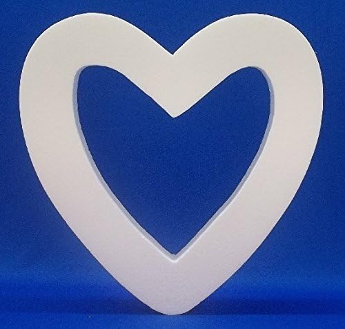 Amazon.com: EPS Styrofoam Open Heart 16" or 18"x2" (16) : Arts, Crafts ...