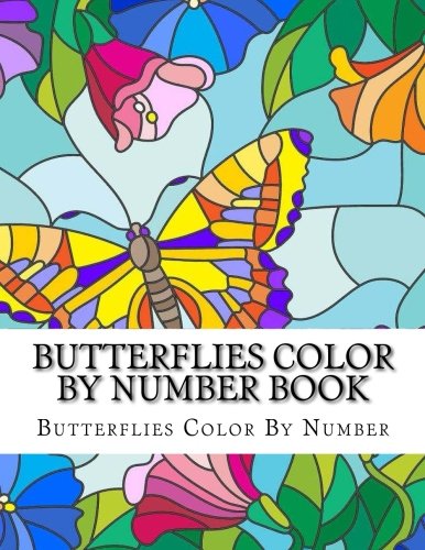Butterflies Color By Number Book (Adult Color By Numbers) | Amazon.com.br