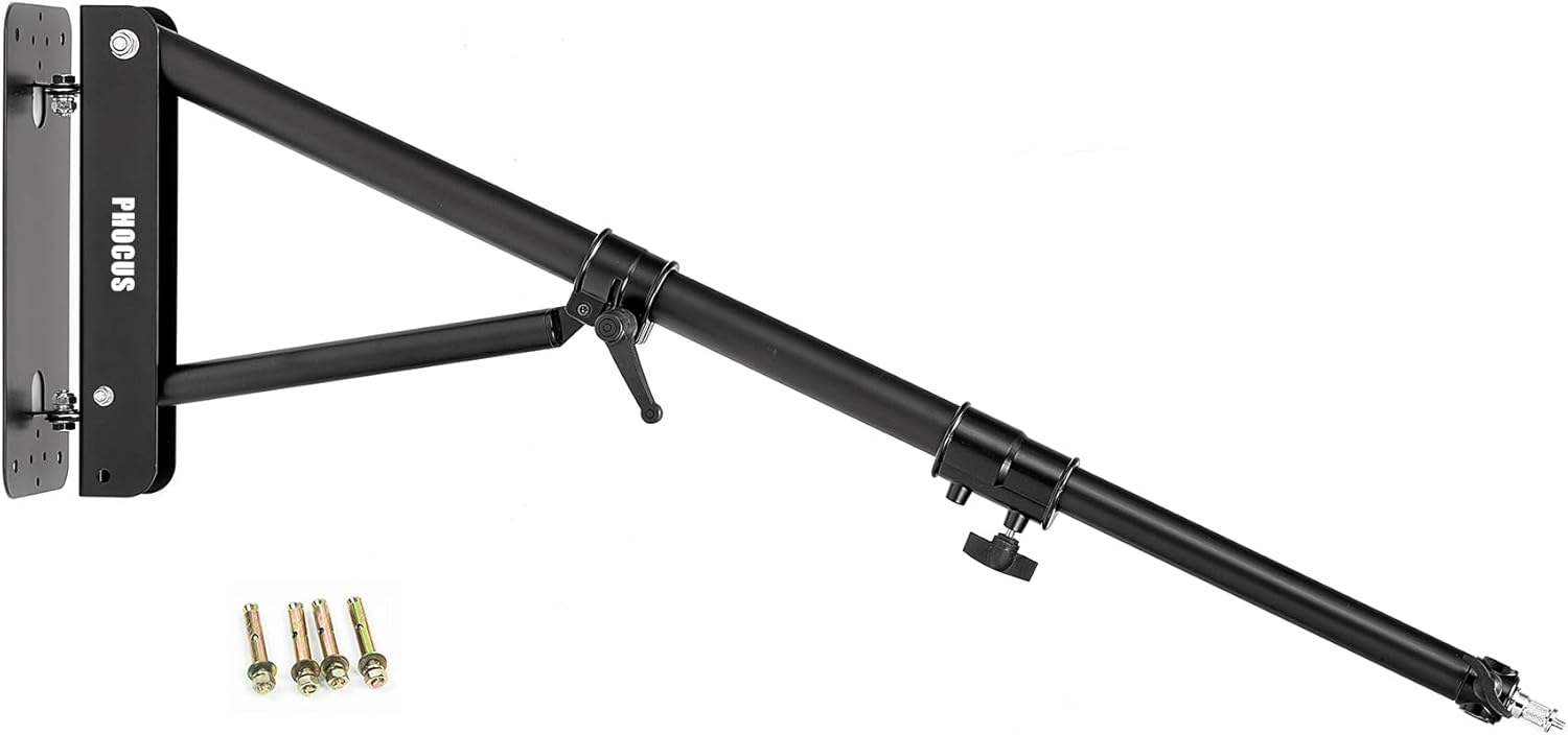 Amazon.com : PHOCUS Wall Mount Triangle Boom Arm 51inch /130cm for Ring ...