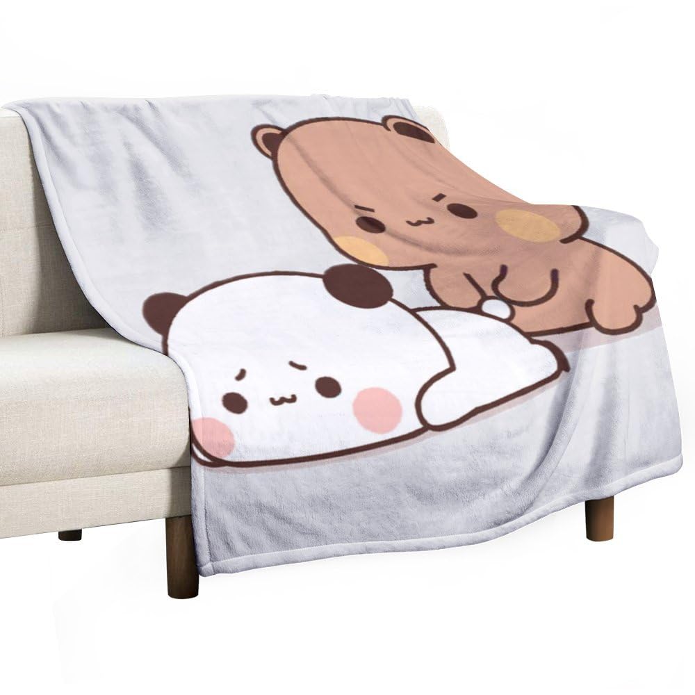 Amazon.com: OFZ Bear Panda，Bubu Dudu New Flannel Plush Throw Sofa ...