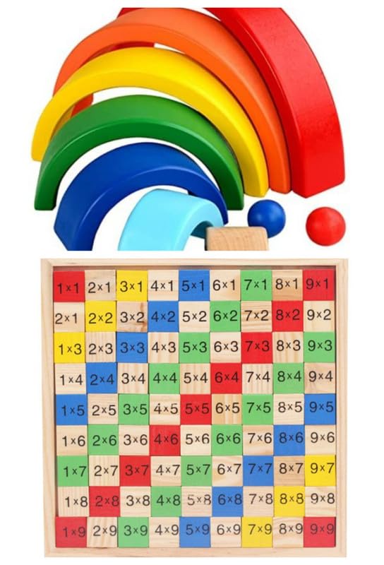 GD TOYS Good to dream Rainbow Stacking Toy Vibgiyor Color with Combo ...