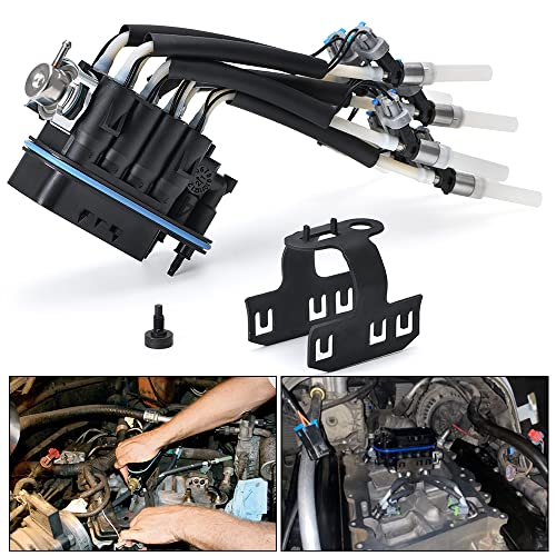 Snapklik.com : Central Port Fuel Spider Injector FJ504 w/Bracket SCPI ...